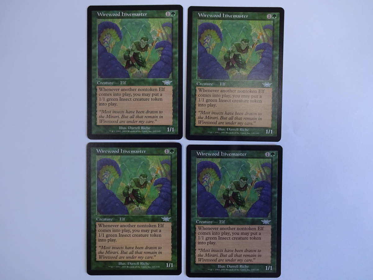 【目立った傷や汚れなし】★Wirewood Hivemaster(ワイアウッドの養虫人)★英4枚セットの落札情報詳細 - ヤフオク落札価格検索 ...