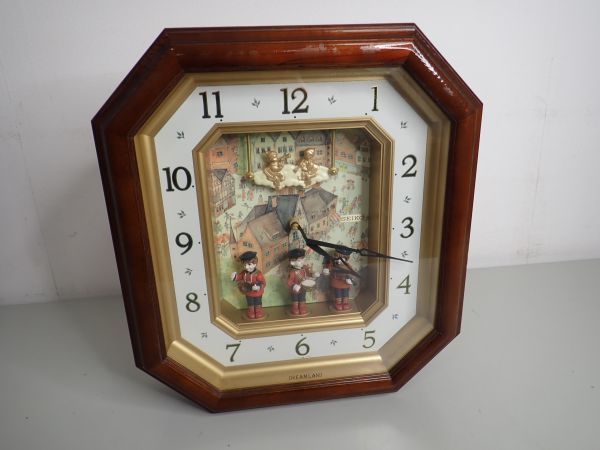 SEIKO DREAM LAND セイコー ドリームランド RY614B からくり時計 置き時計 の落札情報詳細| ヤフオク落札価格情報 オークフリー
