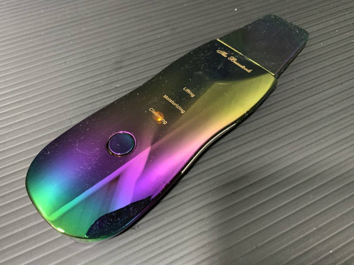 【やや傷や汚れあり （詳細）】☆The Beautools Rocklean Disco ロックリーンディスコ TBR-03D ウォーターピーリング 説明書・シリコン付属【簡単動作OK・写真 ...