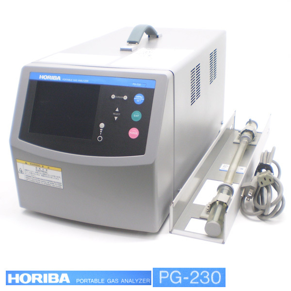 【やや傷や汚れあり （詳細）】☆堀場製作所/HORIBA ポータブルガス分析計 PG-230（PG-230A）の落札情報詳細 - Yahoo!オークション落札価格検索 オークフリー
