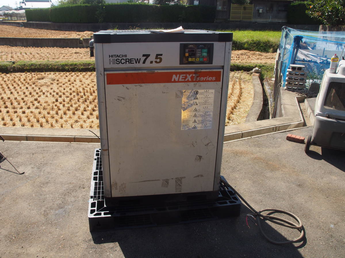 【傷や汚れあり （詳細）】★日立 スクリューコンプレッサー OSP-7.5M6ARN HISCREW7.5 三相200V 7900Hの落札情報詳細 - Yahoo!オークション落札価格検索 ...