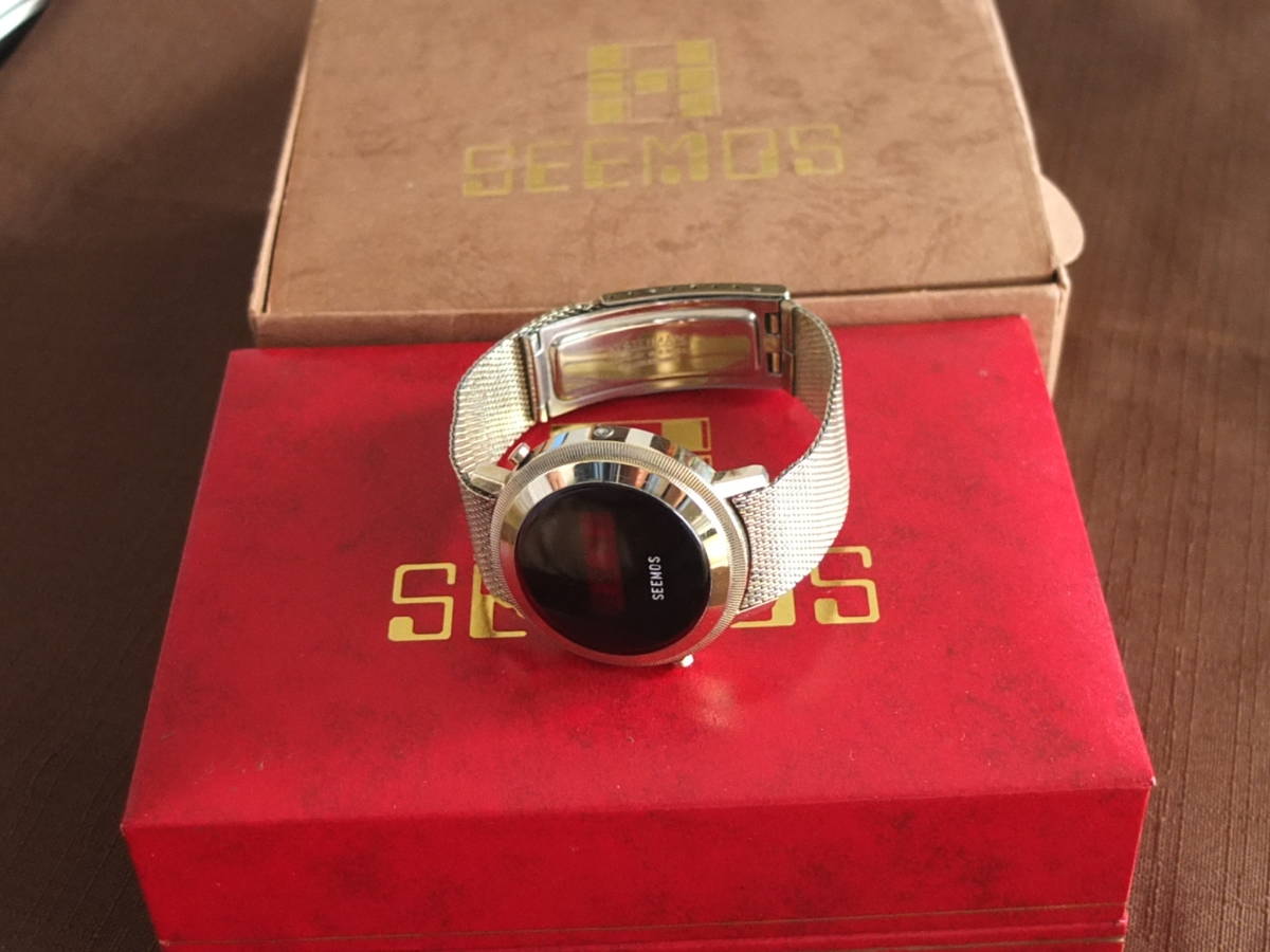 シーモス SEEMOS ★デジタル腕時計 ★チラシ有 ★ジャンク品 の落札情報詳細| ヤフオク落札価格情報 オークフリー