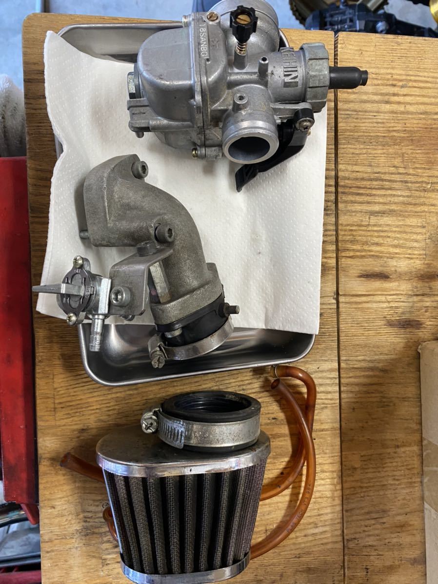 【やや傷や汚れあり】JUNインターナショナル製CT110用PE22セット＋フレームカバーハンターカブや行灯モンキーダックスシャリーゴリラ ...