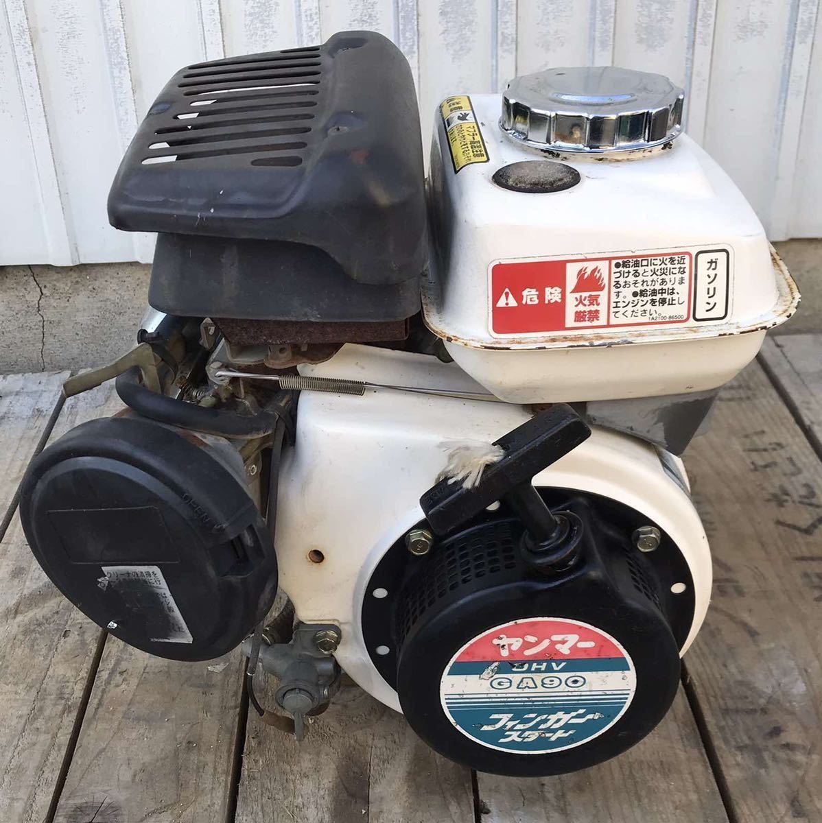 【中古】★ヤンマー YANMAR フィンガースタート ガソリンエンジン GA210 7.0PS 左回転 動作品 程度良好 大分発 の落札情報 ...