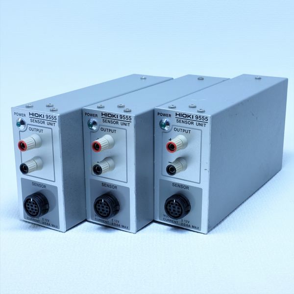 【傷や汚れあり】H21 動作未確認 ジャンク 現状 3台 セット HIOKI 9555 SENSOR UNIT センサユニットの落札情報詳細 ...