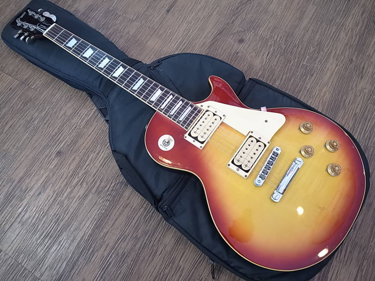 ★GRECO★EG-480 EG480レスポールスタンダード チェリーサンバースト 70年代 Grecoロゴ 国産ヴィンテージ グレコ★ の ...