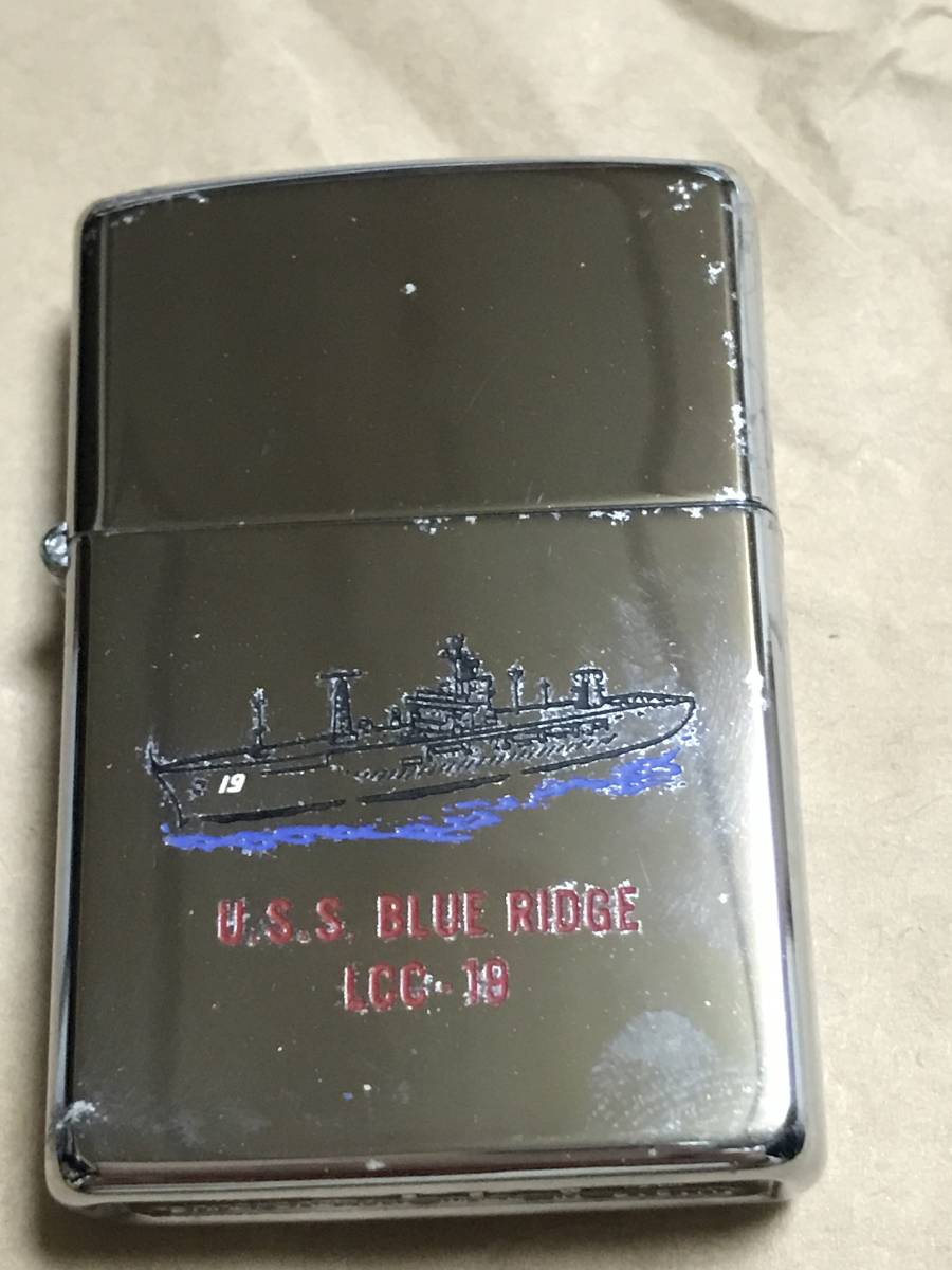 【未使用に近い】本体のみ 1992年 アメリカ海軍 揚陸指揮艦 BLUE RIDGE ZIPPO LCC-19 USS 未使用の落札情報詳細 - ヤフオク落札価格検索 オークフリー