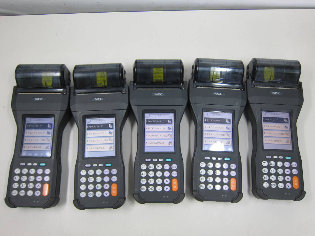 【傷や汚れあり】★☆NEC ハンディターミナル TOUGHPRO PW-HT01-01S3 5台セット ③☆★の落札情報詳細 - ヤフオク落札価格検索 オークフリー