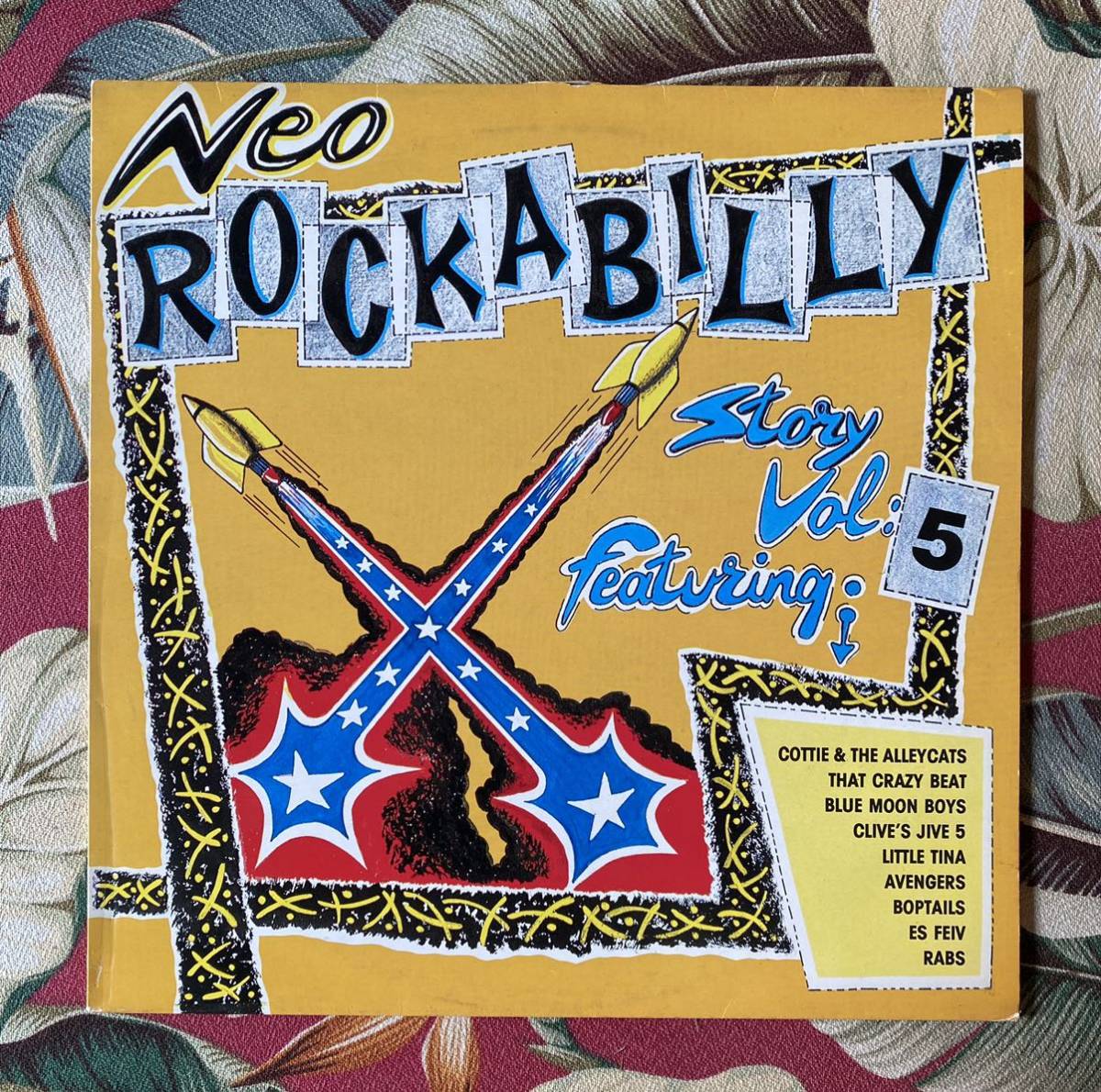 【やや傷や汚れあり】NEO ROCKABILLY STORY 5 LP ROCKHOUSE RECORDS ロカビリー Teds ...
