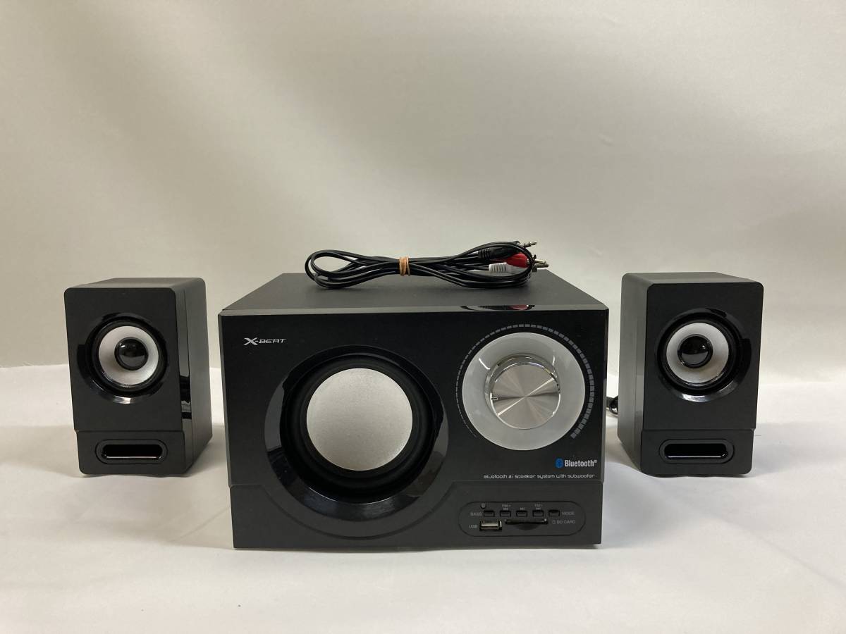 【目立った傷や汚れなし】【中古品】2.1chアンプ内蔵Bluetoothスピーカー X-BERT（エックスビート）BIZLIFE（ビズライフ） BZSP-30AIU-BK（Ⅱ） ブラックの落札 ...
