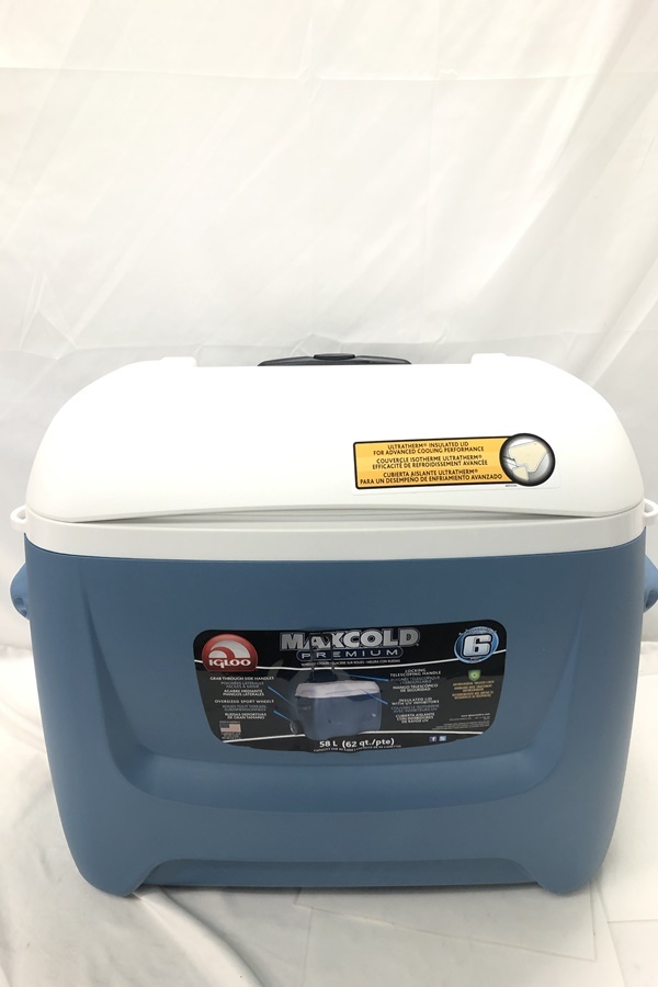 【未使用に近い】東京)igloo イグルー マックスコールドプレミアム 62QT クーラーボックス キャスター付き 58Lの落札情報詳細 - ヤフオク落札価格検索 オークフリー
