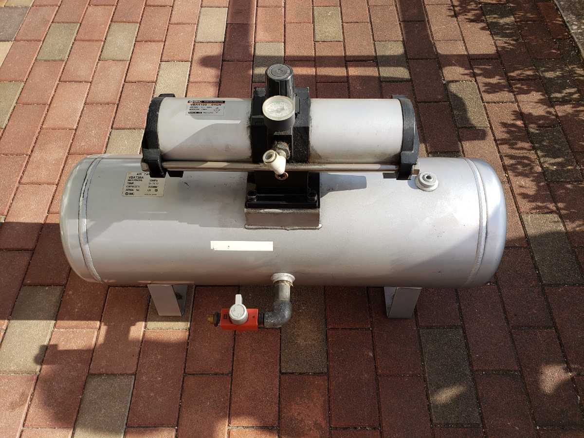 SMC エアータンク付増圧弁 VBAT10A1-SV VBA20A-03G 定価約4万円 の落札情報詳細| ヤフオク落札価格情報 オークフリー