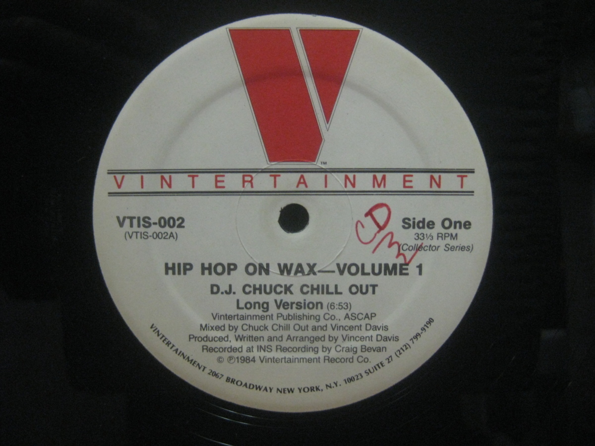 【やや傷や汚れあり】D.J. Chuck Chill Out / Hip Hop On Wax-Volume 1 Z825NO 12インチの ...