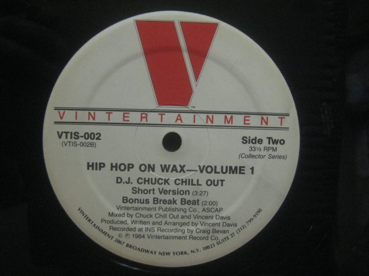 【やや傷や汚れあり】D.J. Chuck Chill Out / Hip Hop On Wax-Volume 1 Z825NO 12インチの ...