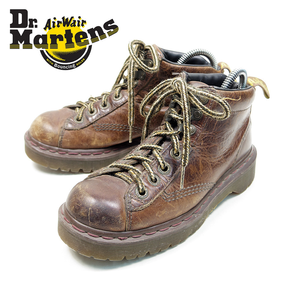 【目立った傷や汚れなし】【英国製】 SIZE5 24cm相当 Dr.Martens ドクターマーチン 4+3ホール レザーシューズ ブーツ ...