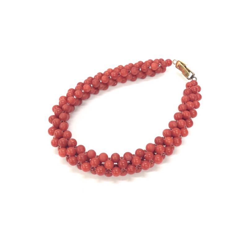 【やや傷や汚れあり】サンゴ 珊瑚 K18 留め具 ブレスレット FC1656 17.6g 小粒の落札情報詳細 - ヤフオク落札価格検索 オークフリー