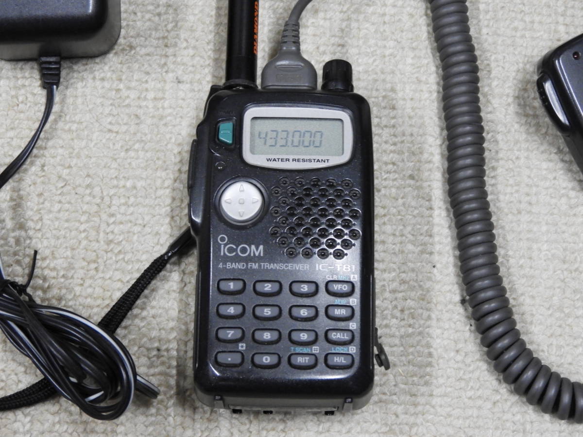 【傷や汚れあり】ICOM IC-T81 オプション多数の落札情報詳細 - ヤフオク落札価格検索 オークフリー