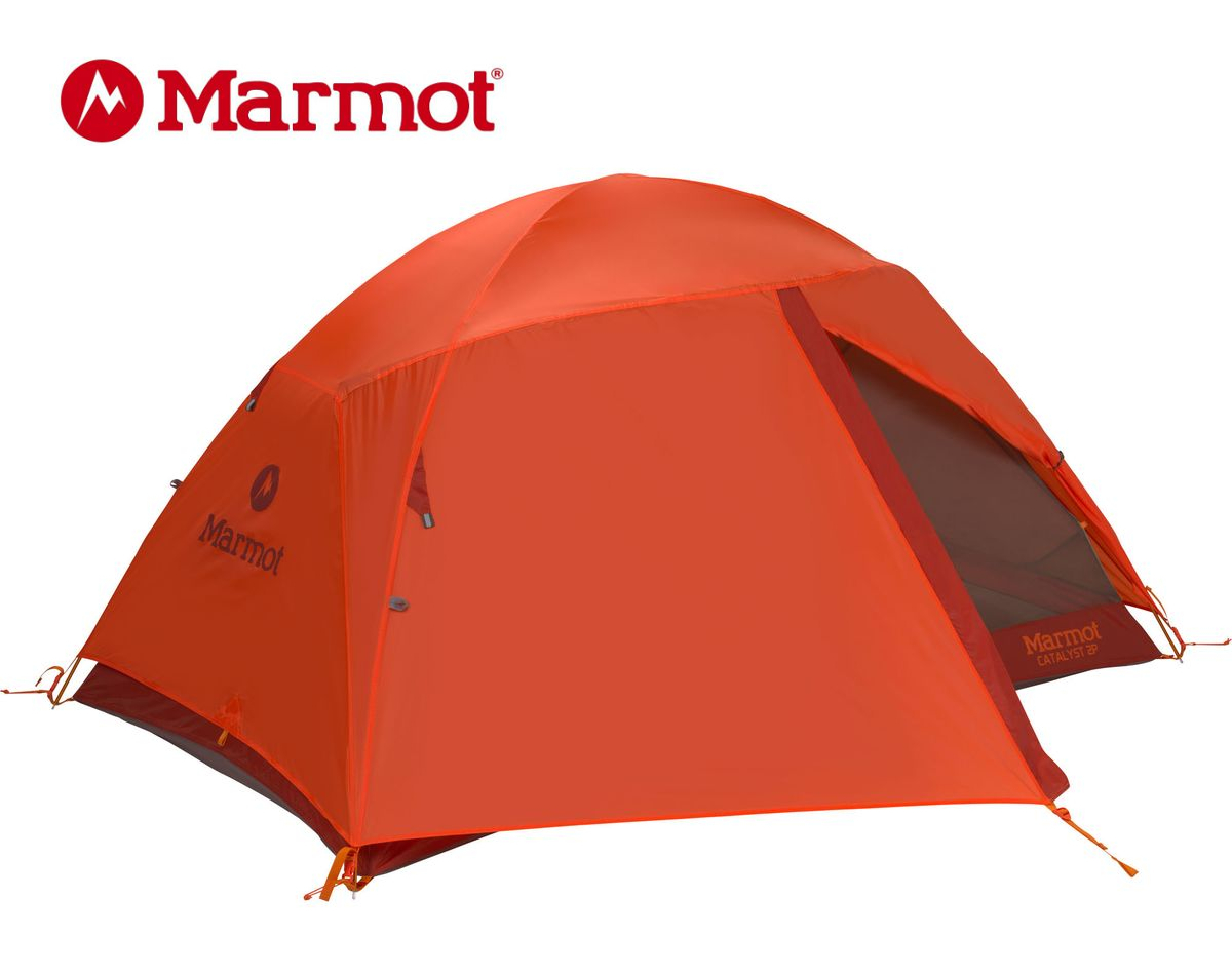 【未使用】送料無料 新品 マーモット キャタリスト 2人用 オレンジ Marmot Catalyst 2P Tent 軽量 テント フット ...