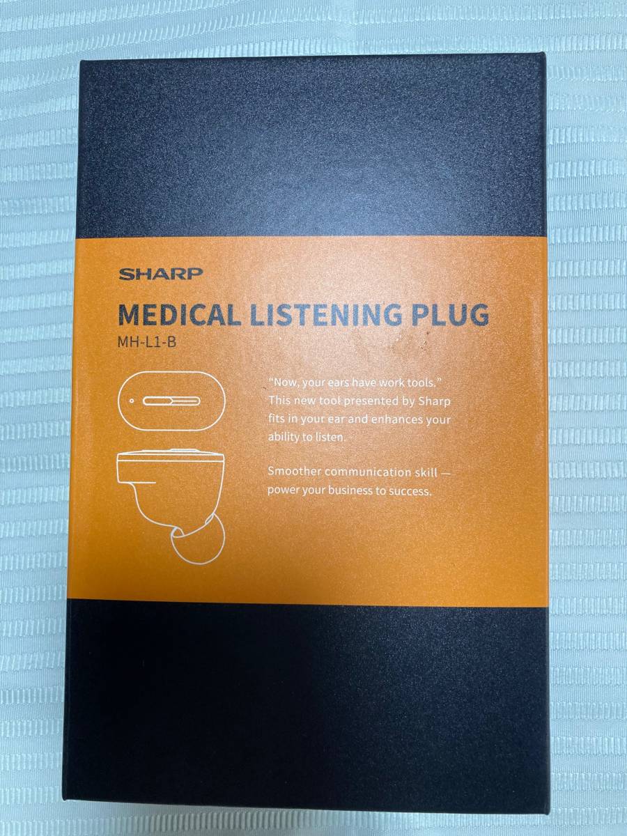 【目立った傷や汚れなし】 SHARP シャープ 補聴器 メディカルリスニングプラグ MH-L1-B 2022年1月購入 送料無料 の落札情報詳細| ヤフオク落札価格情報 オークフリー