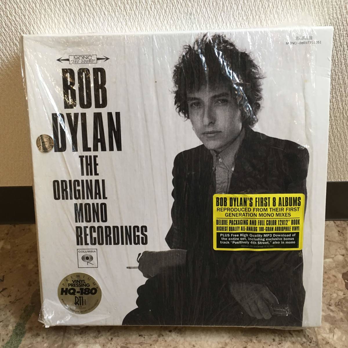 【傷や汚れあり】シリアル番号入 モノラル盤 BOX SET Bob Dylan / The Original Mono Recordings / US 180G 高音質重量盤 8アルバム ...