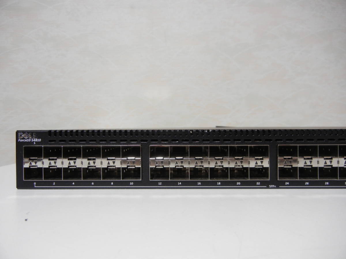 【やや傷や汚れあり】★中古 DELL PowerSwitch Sシリーズ Force10 S4810P-AC-R 48ポート10GbE/4 ...