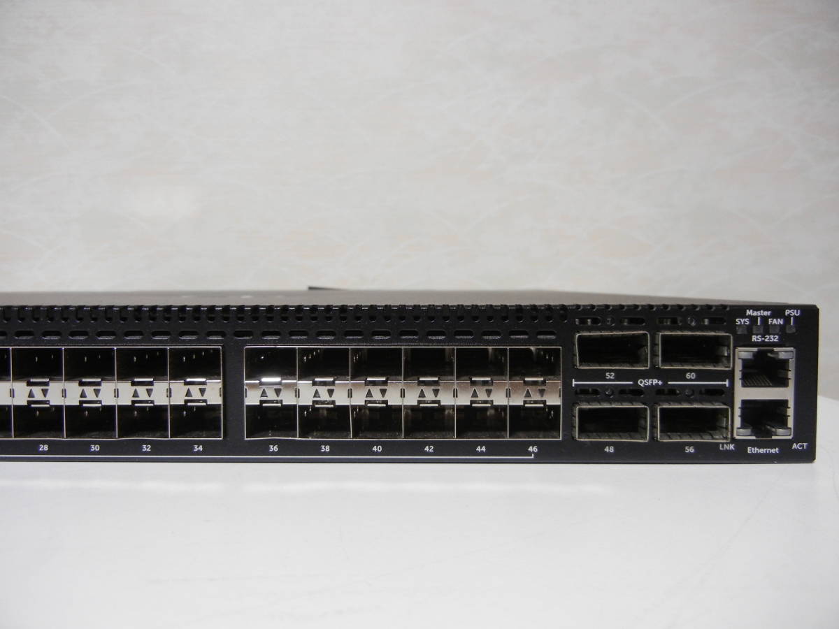 【やや傷や汚れあり】★中古 DELL PowerSwitch Sシリーズ Force10 S4810P-AC-R 48ポート10GbE/4 ...