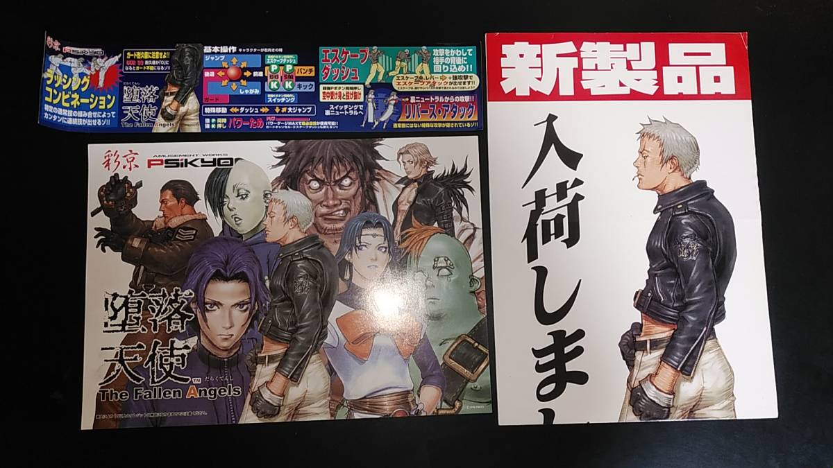 【傷や汚れあり】彩京（PSIKYO）堕落天使（Daraku Tenshi - The Fallen Angels）純正インスト/帯1種類 ...