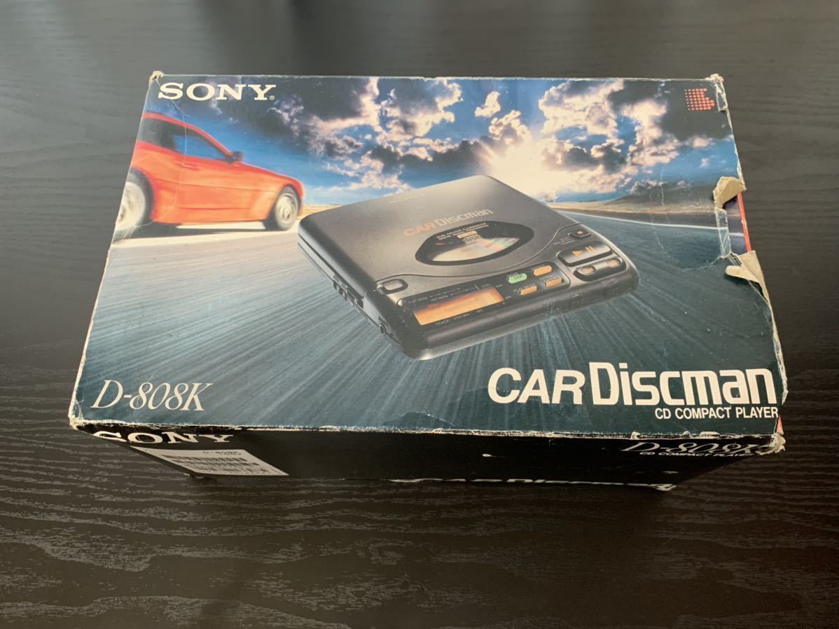 【やや傷や汚れあり】SONY/ソニー/CAR Discman/ディスクマン/D-808K/CD COMPACT PLAYER/ポータブルCD ...