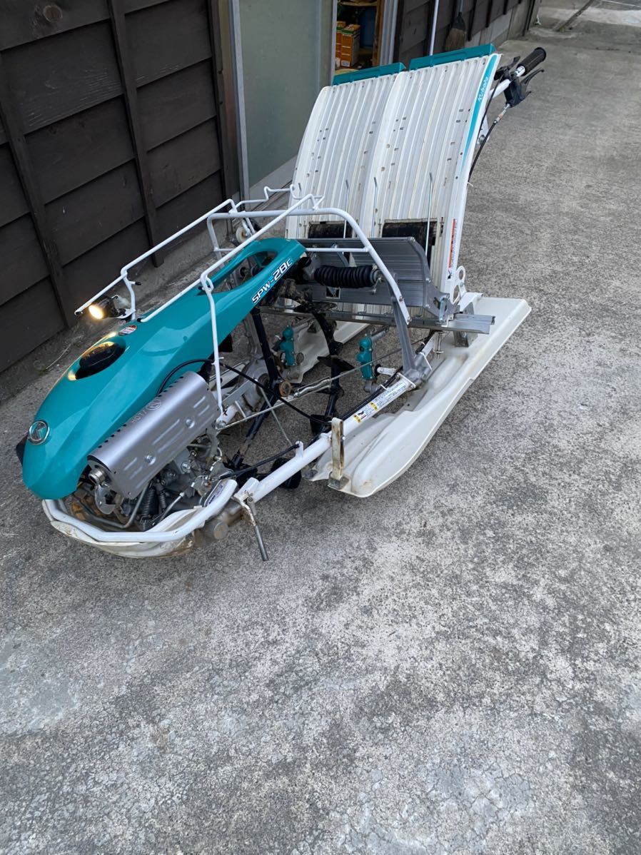 【やや傷や汚れあり】クボタ 田植え機 SPW-28C 2条植え の落札情報詳細| ヤフオク落札価格情報 オークフリー