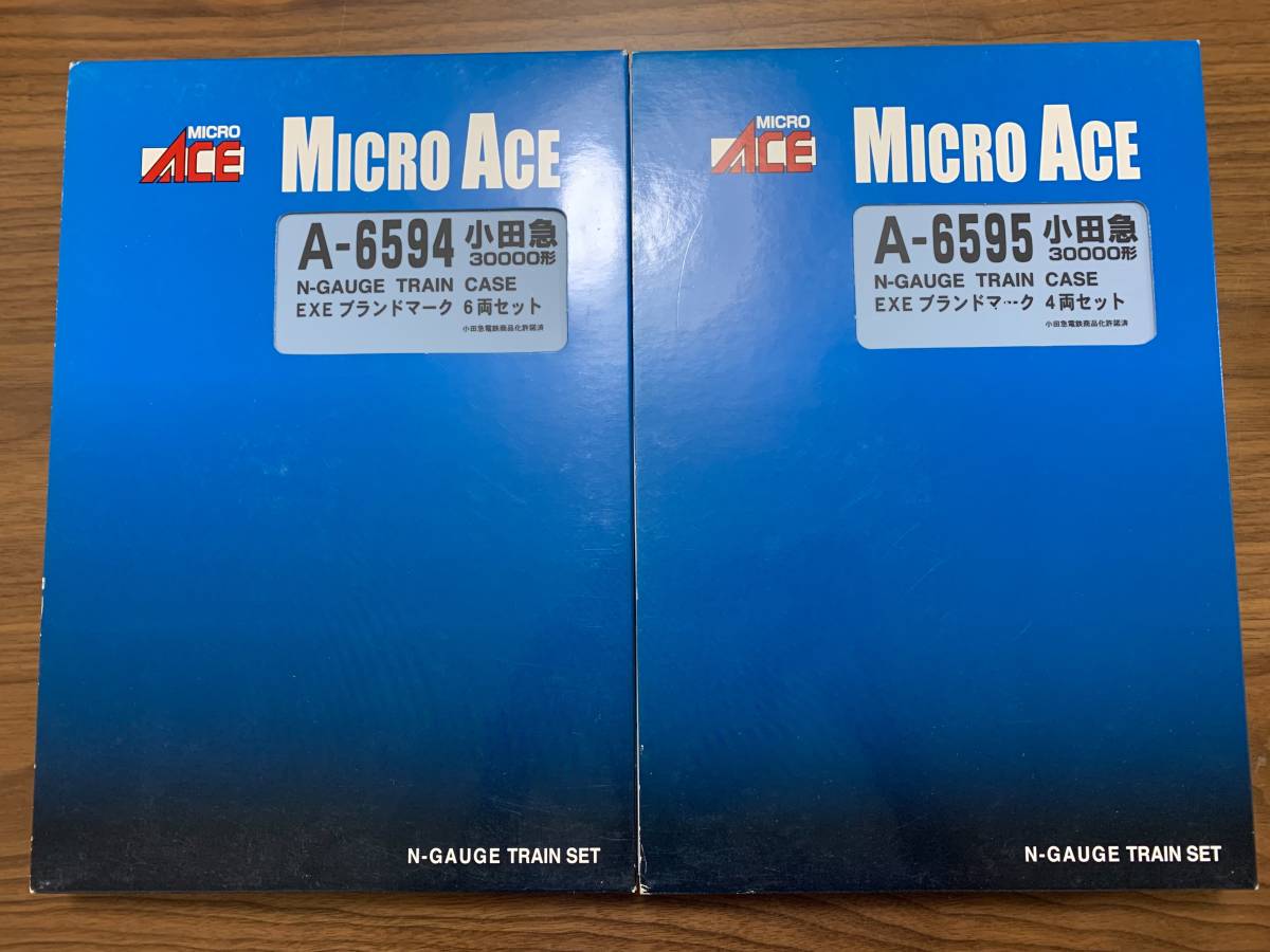 【やや傷や汚れあり】MICRO ACE A6594＋A6595 小田急30000形 EXEブランドマーク 6両＋4両セット 10両フル編成 の ...