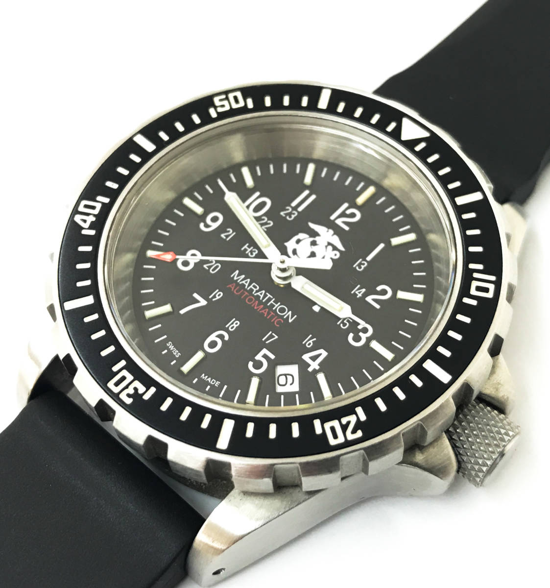 【目立った傷や汚れなし】☆美品 MARATHON GSAR USMC US Marine Corps Divers 300M / マラソン ...