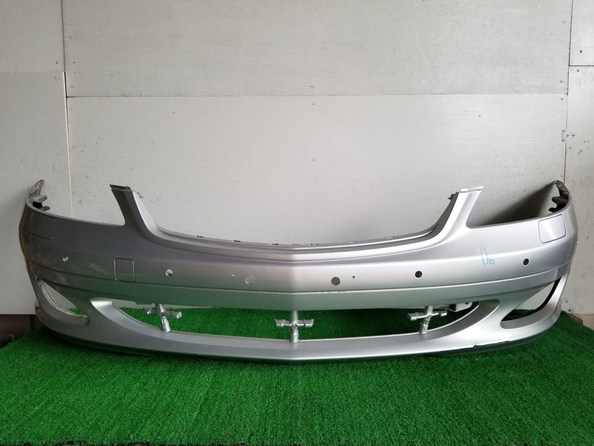 【傷や汚れあり】52809 W221 ベンツ Sクラス 純正 フロントバンパー 前期 A221 880 00 40/A2218800040 の ...
