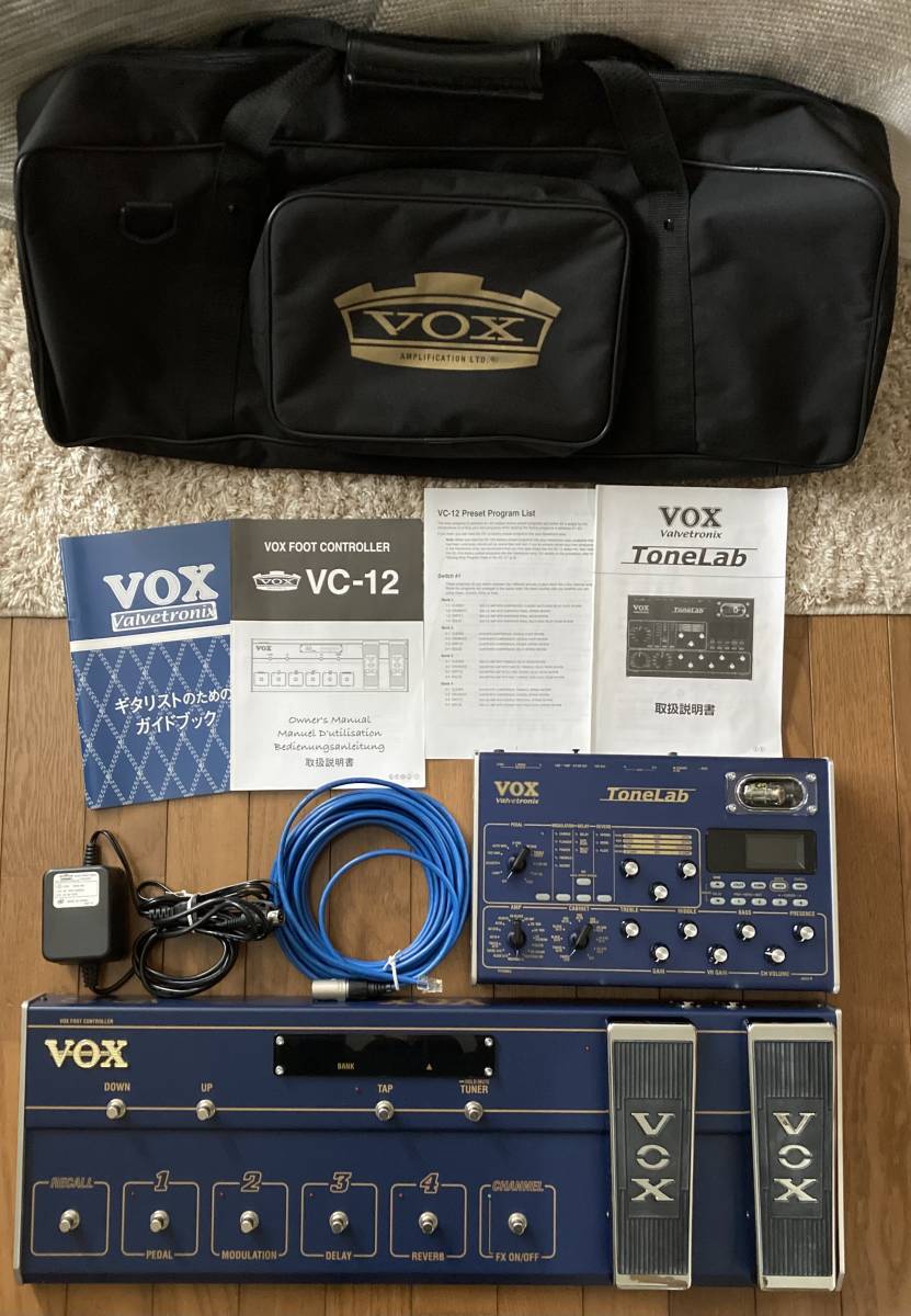 【やや傷や汚れあり】♪ VOX ヴォックス 初期型 ToneLab＆Foot Controler VC-12 セット フットコントローラー ...