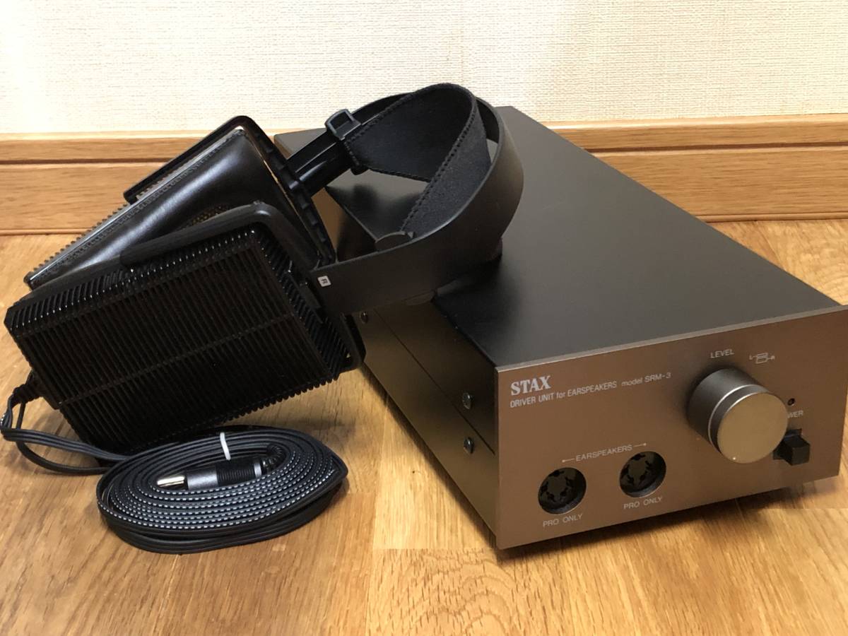 【やや傷や汚れあり】即決/送無 STAX スタックス SR-202 Nova-Basicと同じ発音体 & SRM-3 オール半導体 初～中級クラス イヤースピーカーとアンプのセットの落札情報 ...