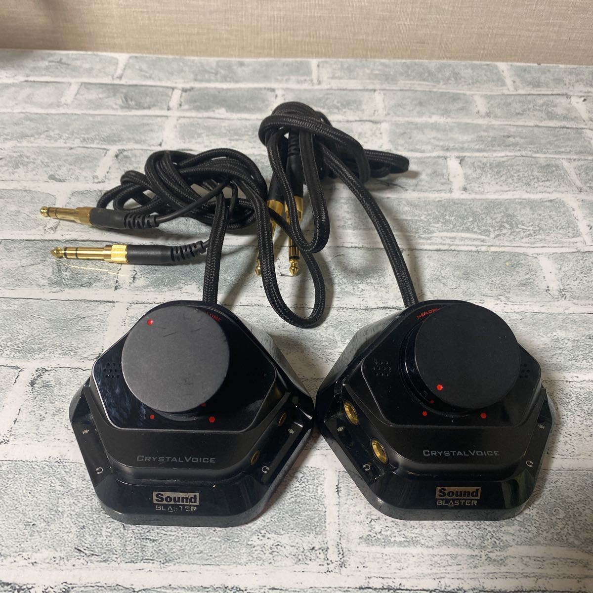【傷や汚れあり】SOUND BLASTER CREATIVE LABS オーディオコントロールモジュール SB1521 動作未確認 2個の落札 ...