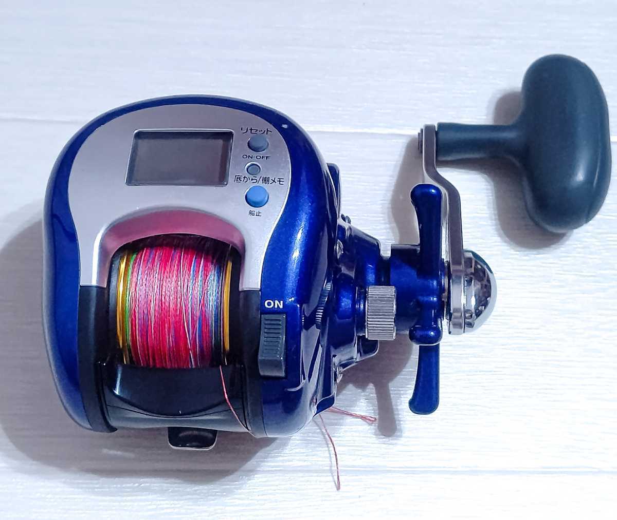 【やや傷や汚れあり】daiwa ダイワ カウンター付き 手動リール ハイパータナセンサー 250F HYPER TANASENSOR リール 釣り 中古 送料無料 即決 の落札情報詳細 ...