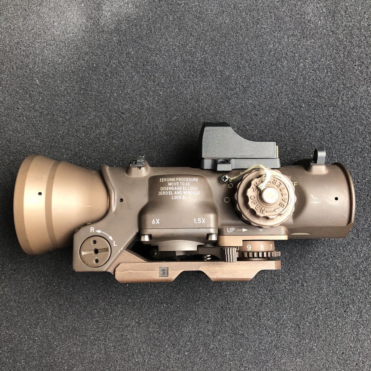 【新品】新品未使用 実物 ELCAN SPECTER DR 1-4x FDE 5.56 ( mk18mod1 hk416 m4 ptw トレ ...