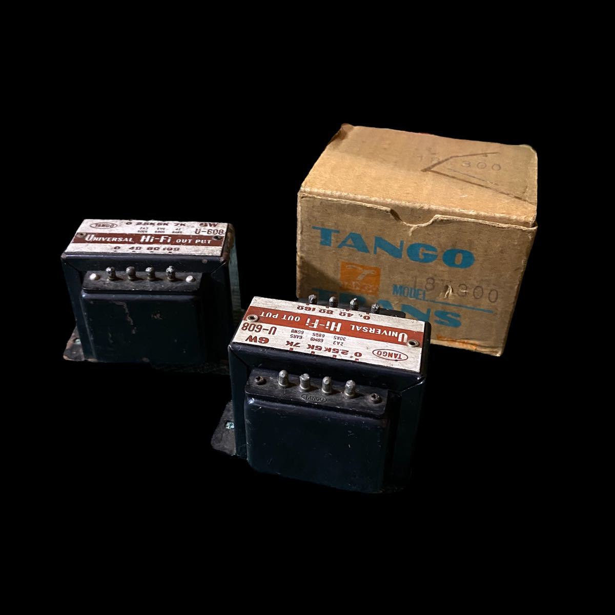 【やや傷や汚れあり】TANGO タンゴ U-608 アウトプット/出力トランス 2個セットの落札情報詳細 - Yahoo!オークション落札価格検索 オークフリー