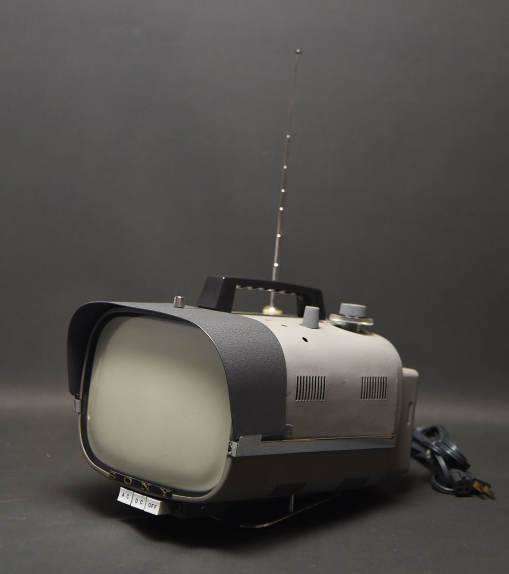 【傷や汚れあり】1960年 SONY TV8-301 初年度モデル ポータブルトランジスタテレビ オリジナル電源コード の落札情報詳細 ...