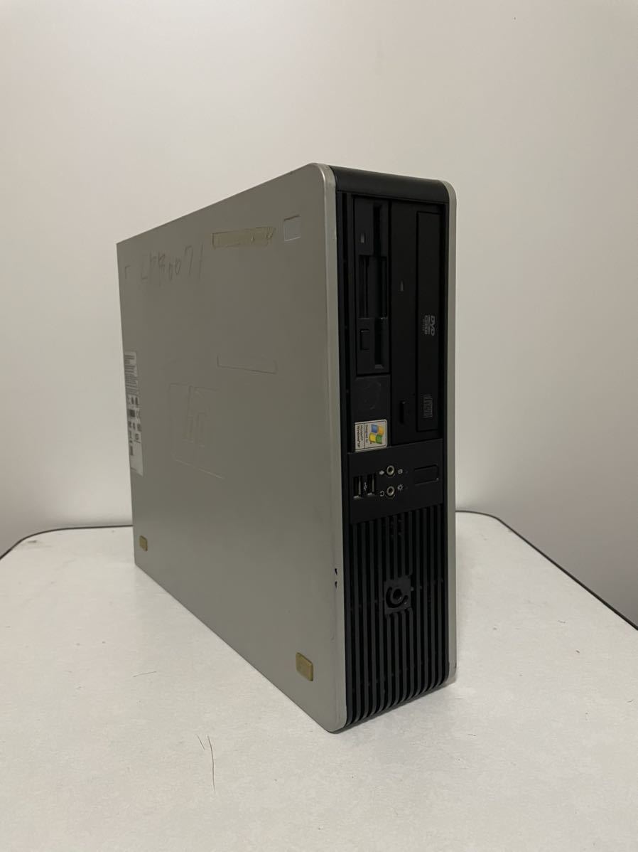 【傷や汚れあり】HP DC7800 pentium E2160 /1G/80G 動作品です の落札情報詳細| ヤフオク落札価格情報 オークフリー