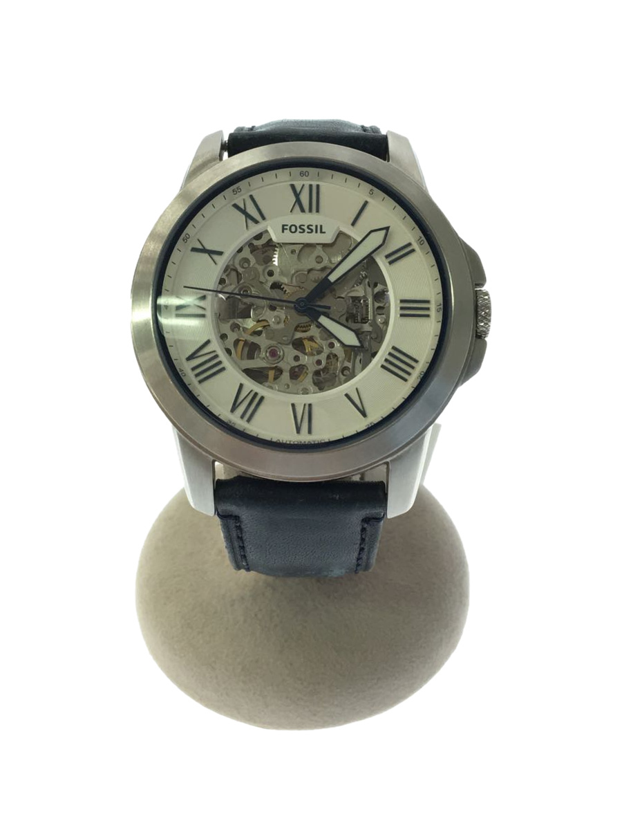 【傷や汚れあり】FOSSIL 自動巻腕時計/アナログ/レザー/WHT/NVY/ネイビー/ME3111の落札情報詳細 - ヤフオク落札価格検索 ...