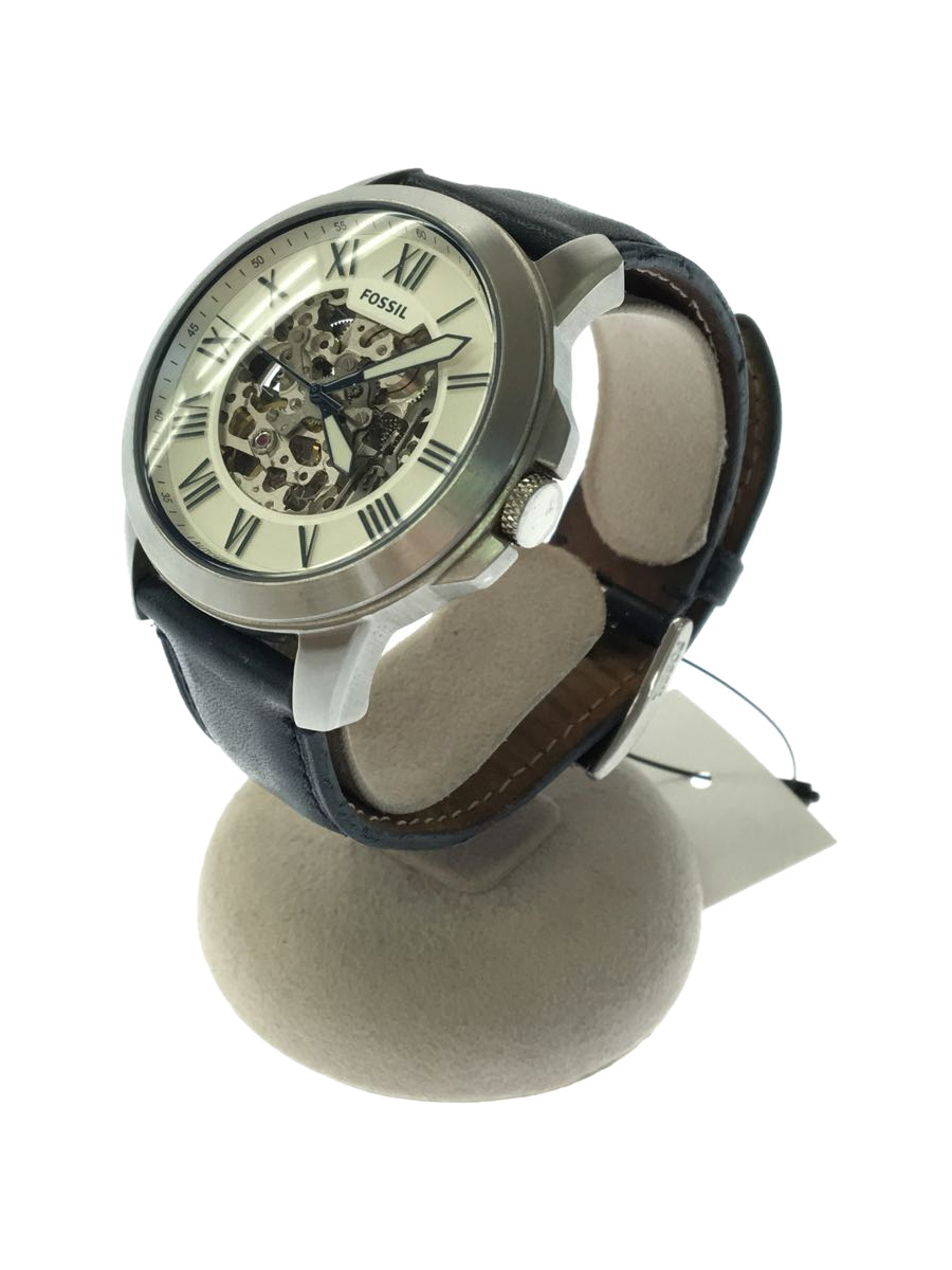 【傷や汚れあり】FOSSIL 自動巻腕時計/アナログ/レザー/WHT/NVY/ネイビー/ME3111の落札情報詳細 - Yahoo ...