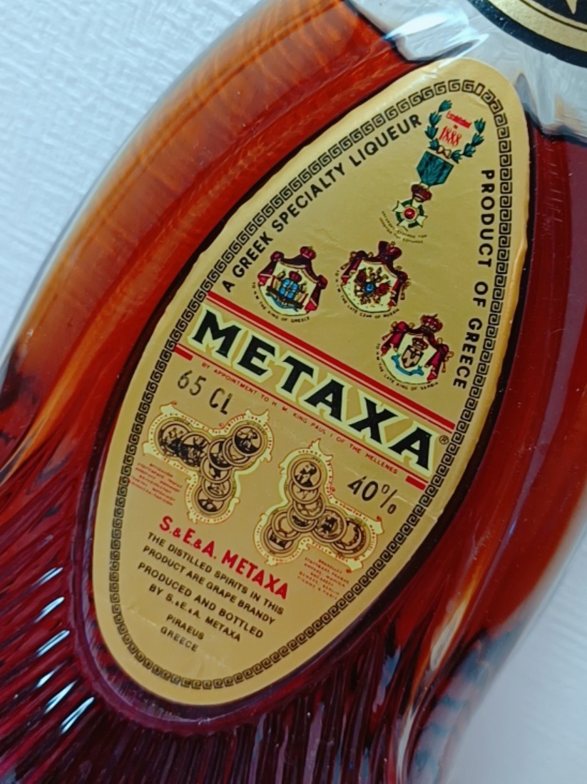 【目立った傷や汚れなし】NN0808 309 未開封 古酒 ブランデー METAXA メタクサ FIVESTAR ファイブスター 650ml ...