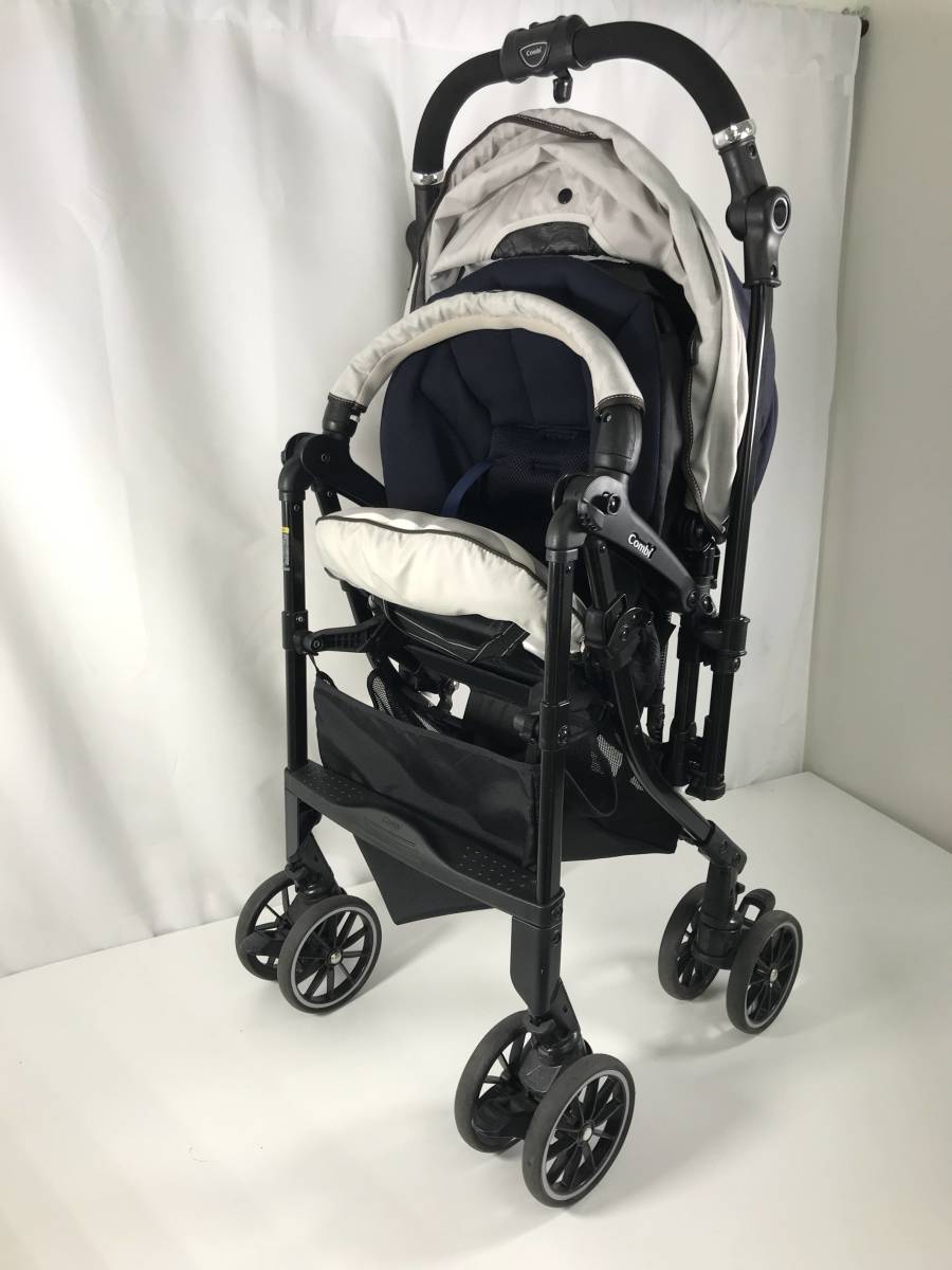 【目立った傷や汚れなし】AR【中古】Combi コンビ ベビーカー スゴカル4キャス compact No.16856 取扱説明書付の落札情報 ...