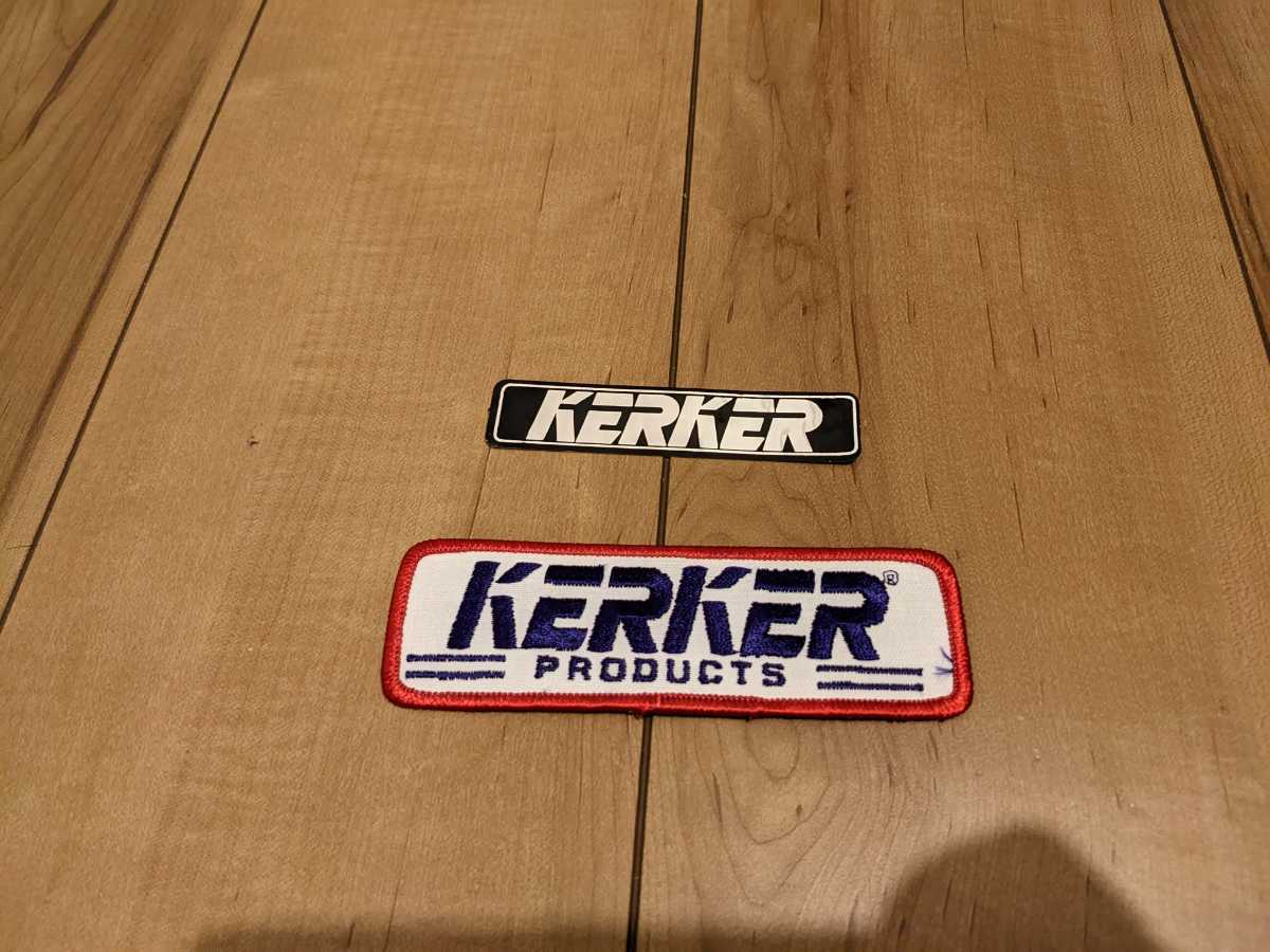 【未使用】Kerker ワッペン ステッカー セット カーカー アイロン パッチ バイク ホンダ カワサキ Honda Kawasaki ...