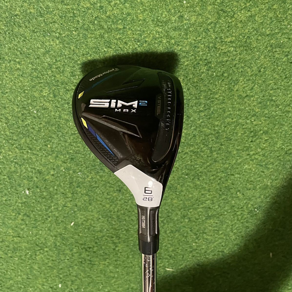 【やや傷や汚れあり】中古 テーラーメイド SIM2 MAX レスキュー 日本正規 U6 28度 KBS MAX MT85 JP スチール Sシャフト 6番 ヘッドカバー付き ユーティリティ ...