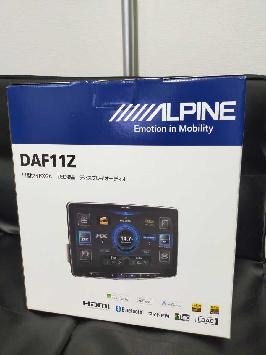 【未使用】在庫有 税無 送料無料 希少 レア アルパイン ALPINE daf11z ディスプレイオーディオ DA USB Apple CarPlay android AUTO ハイエース等の ...