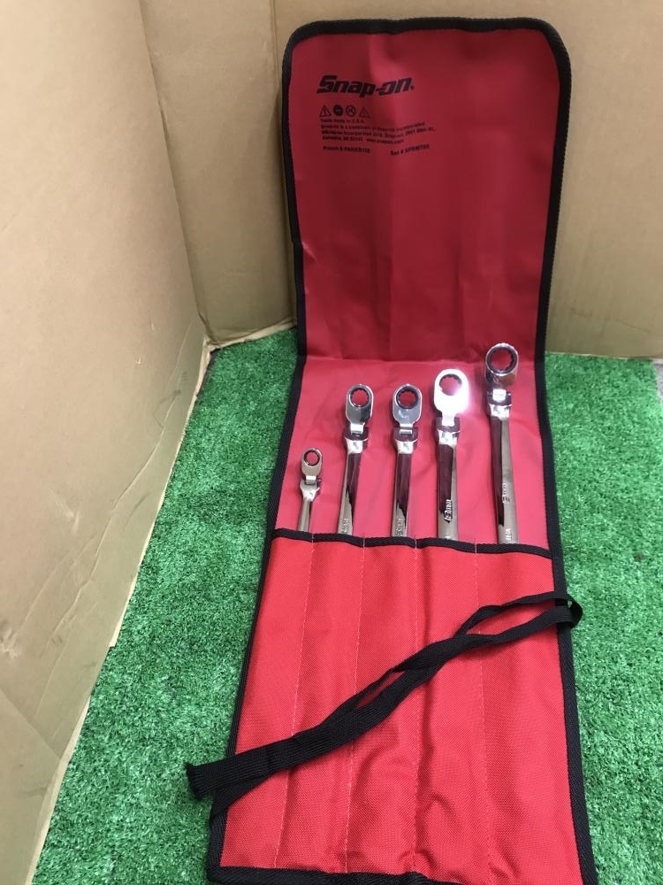 【未使用】001♪未使用品♪Snap-on スナップオン 高耐久ダブルフレックスラチェッティングボックスレンチ XFRM705の落札情報詳細 ...