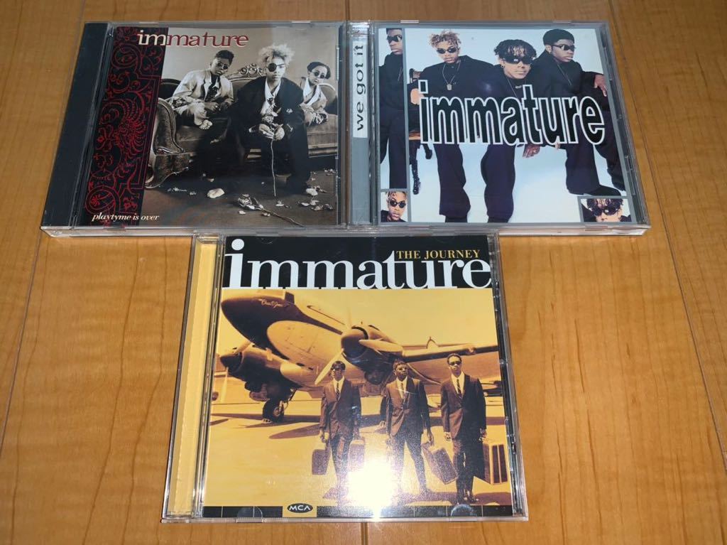 【目立った傷や汚れなし】【輸入盤CD】immature アルバム3枚セット / イマチュア / Playtyme Is Over / We ...