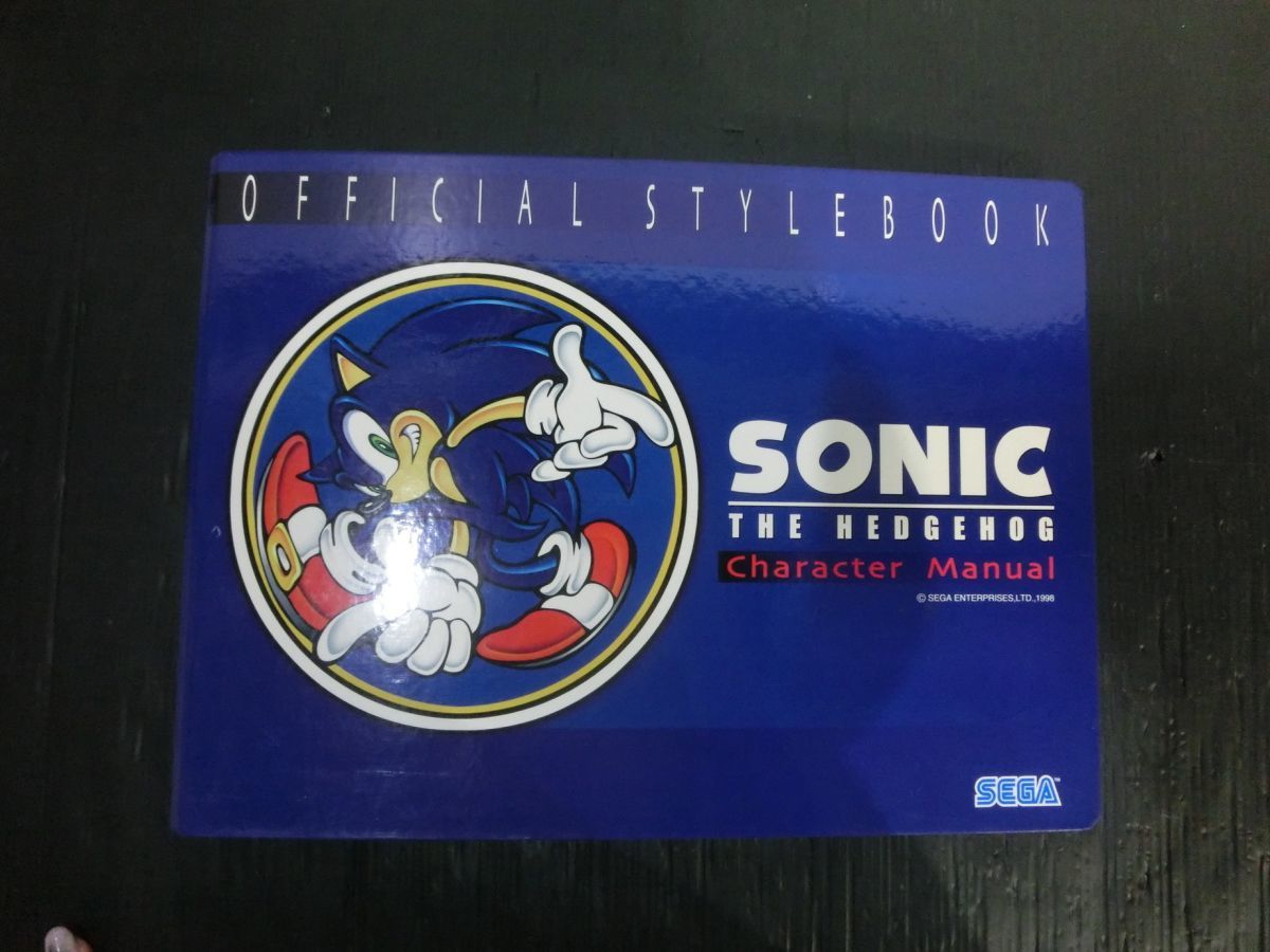 【傷や汚れあり】t【f4 96】【140サイズ】sonic The Hedgehog ソニック・ザ・ヘッジホッグ キャラクターマニュアル